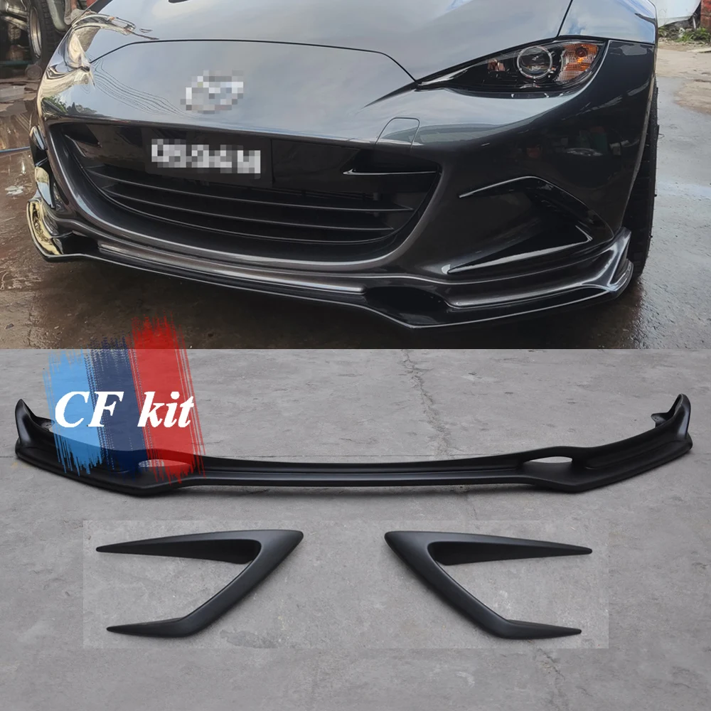 FRP-Front-Bumper-Chin-Lip-Splitter-Spoiler-For-Mazda-MX5-ND-ND5RC-Miata ...