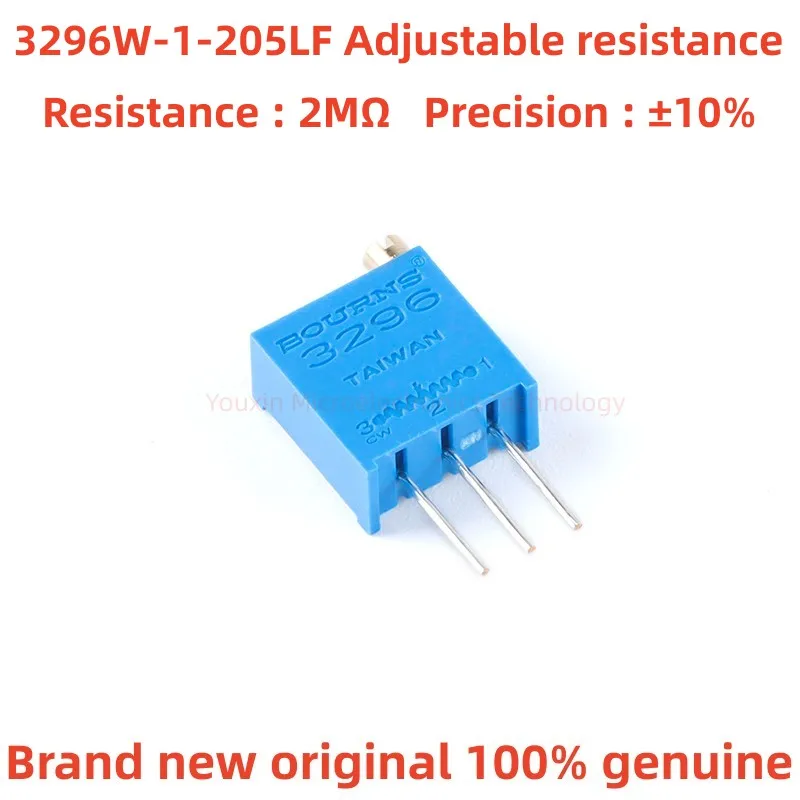 Original genuine 3296W-1-205LF 3296W-1-205 2MΩ ±10% ±100ppm/°C 3296 ...
