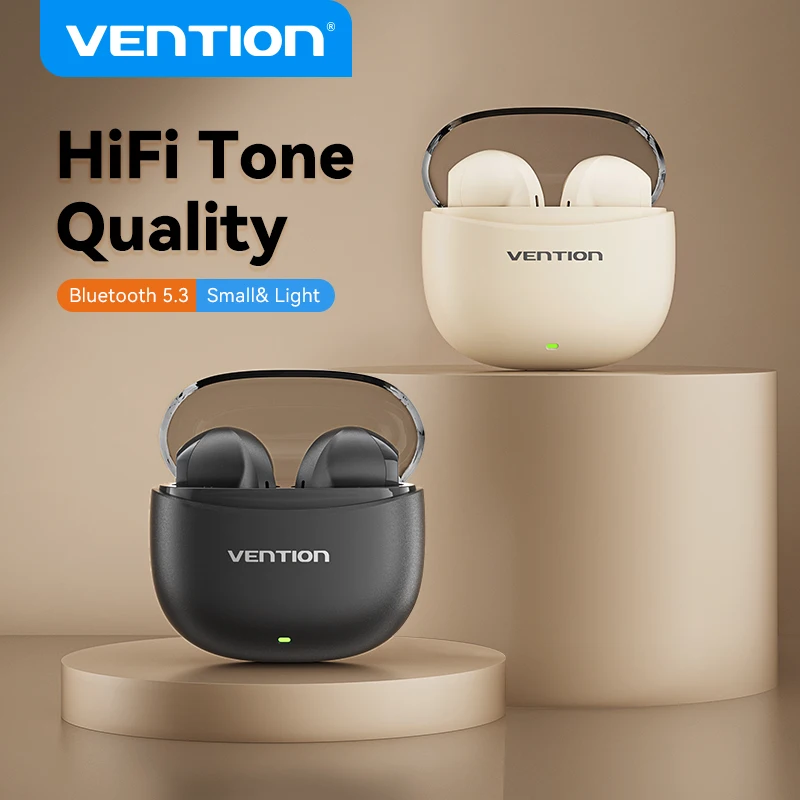 Vention Bluetooth 5.3 Wireless Earphones Headset TWS HiFi Stereo Sports ...