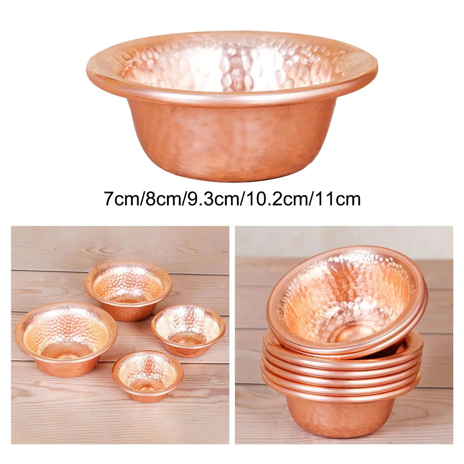 Small-Copper-Bowl-Tabletop-Decor-Altar-Supplies-Pet-Food-Bowls-Ornament ...