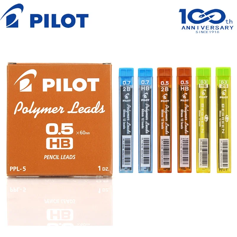 10PCS-PILOT-Polymer-Lead-10-Tubes-lot-Mechanical-Pencil-Refills-0-3-mm ...