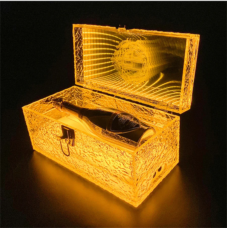 One-Bottles-LED-Mirror-Champagne-Bottle-Briefcase-VIP-Service-Suitcase ...