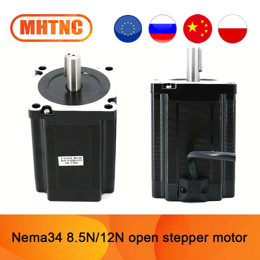 Nema34 a k d ng step motor 8 5Nm 86HS118 6004A14 5 6A 12Nm 86HS156