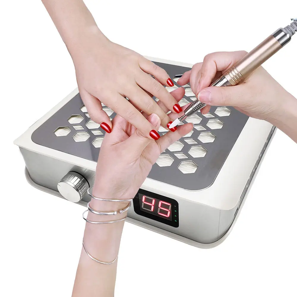 IBelieve-60w-Nail-Dust-Collector-Super-Strong-Collector-Nail-Cleaner ...