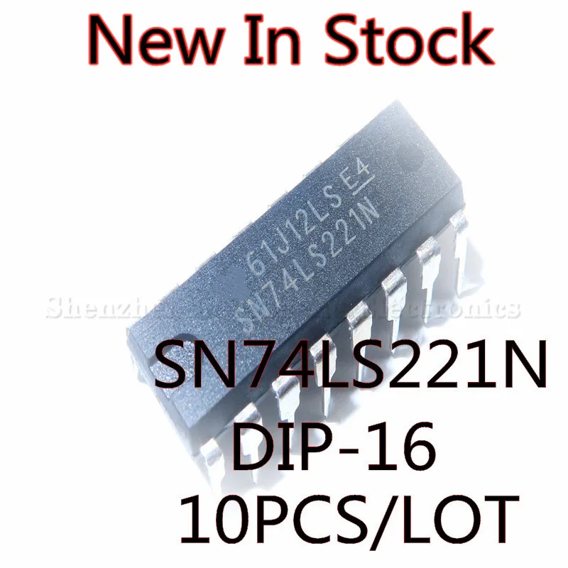 10 개/몫 새로운 SN74LS221N 74LS221 DIP 16 HD74LS221P Multivibrator 단 안정 재고 ...