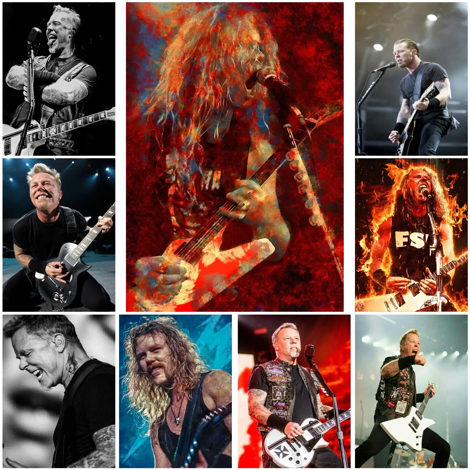 James Hetfield Art