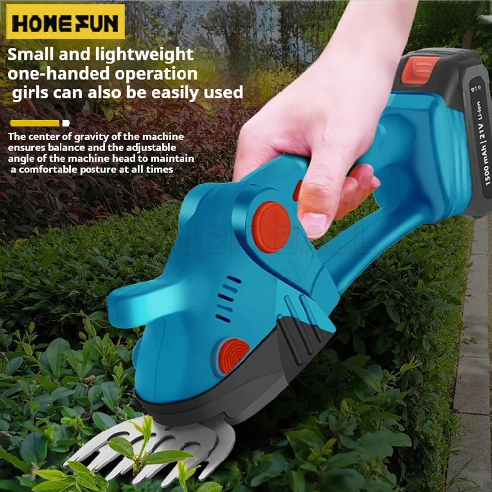 2-In-1-Cordless-Electric-Hedge-Trimmer-Charging-Handheld-Household ...