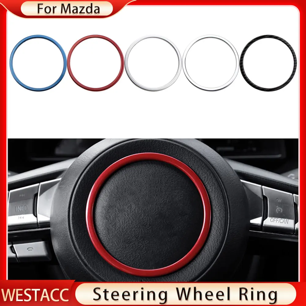 Car-Steering-Wheel-Center-Logo-Circle-Ring-Cover-Sticker-for-Mazda-3-6 ...