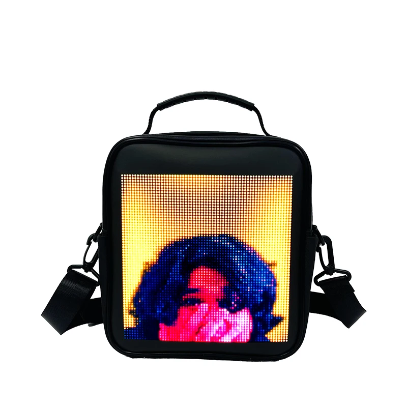 Cute-LED-Sling-Bag-Full-Color-Display-Shoulder-Bags-Glowing-Display ...