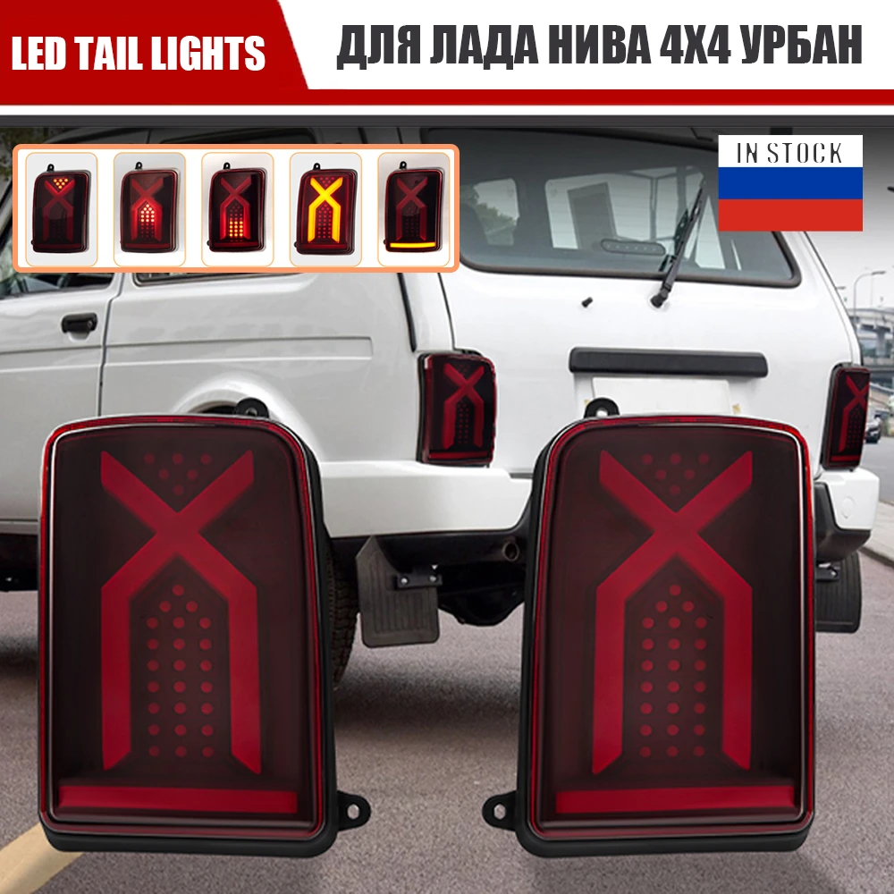 1pair LED Tail Lights Reverse light, Turn signal, Brake light, Driving ...