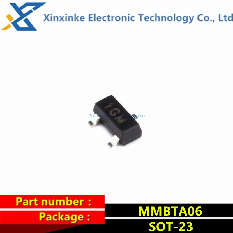 50PCS-MMBTA06-1GM-MMBTA56-2GM-MMBTA42-1D-MMBTA94-4D-SOT-23-NPN ...