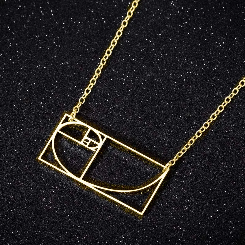 5pcs-Mathematics-Golden-Section-Line-Necklace-Jewelry-Fibonacci ...