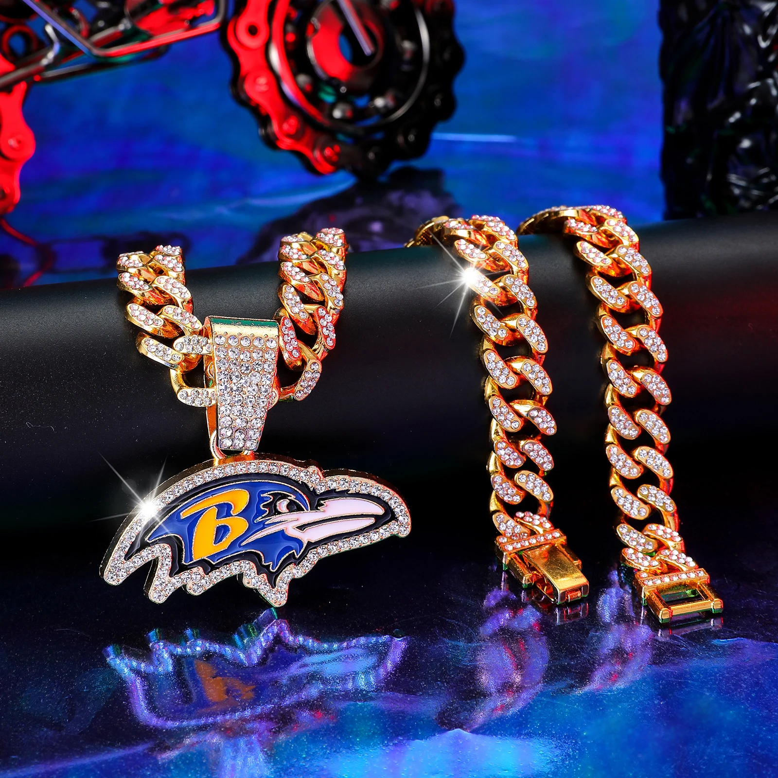 Eagles-Head-Letter-B-Zinc-Alloy-Pendant-Basketball-Fans-Miami-Cuba ...