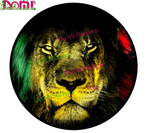 Rasta Colored Lion
