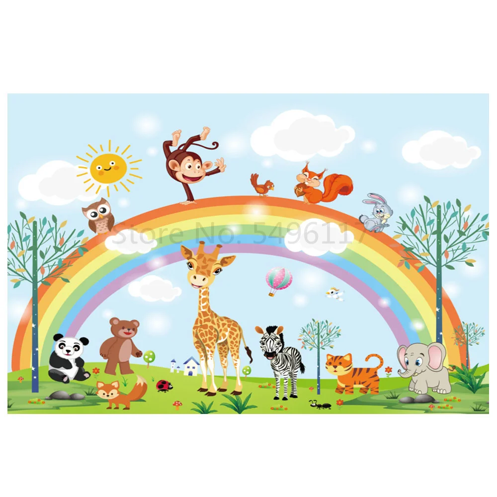 Rainbow Animal Wallpaper