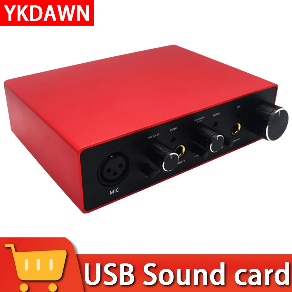 YKDAWN-2X2-Professional-Grade-USB-Recording-Sound-Card-Recording ...