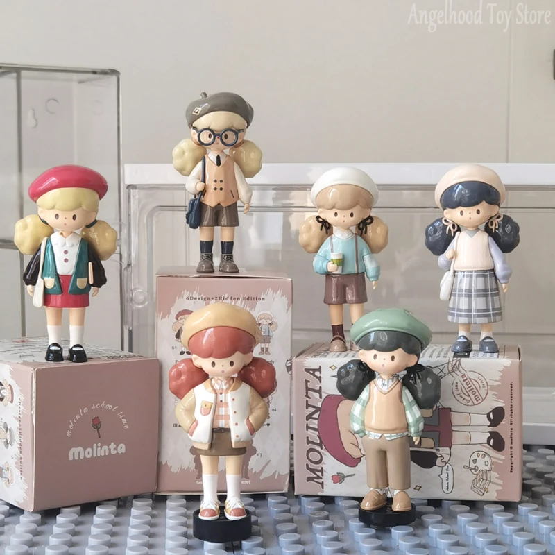 Kawaii-Molinta-School-Time-Series-Blind-Box-Figure-Model-Toys-Guess-Bag ...