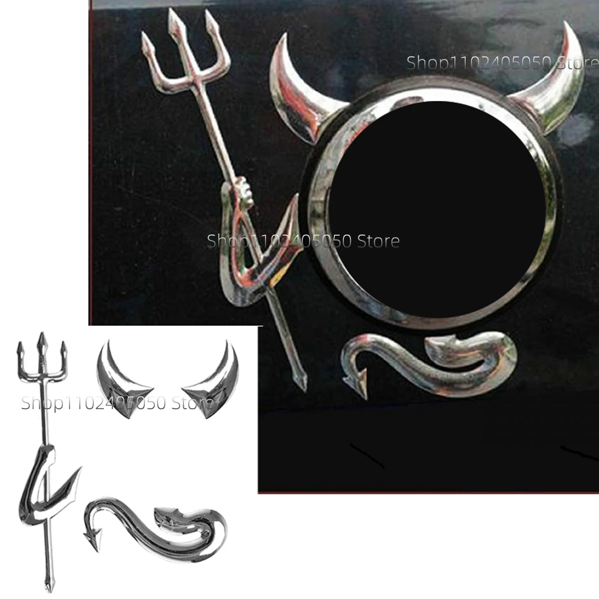 2pcs-Car-3D-Devil-Emblem-Logo-Stickers-for-VW-Skoda-Benz-BMW-Toyota ...