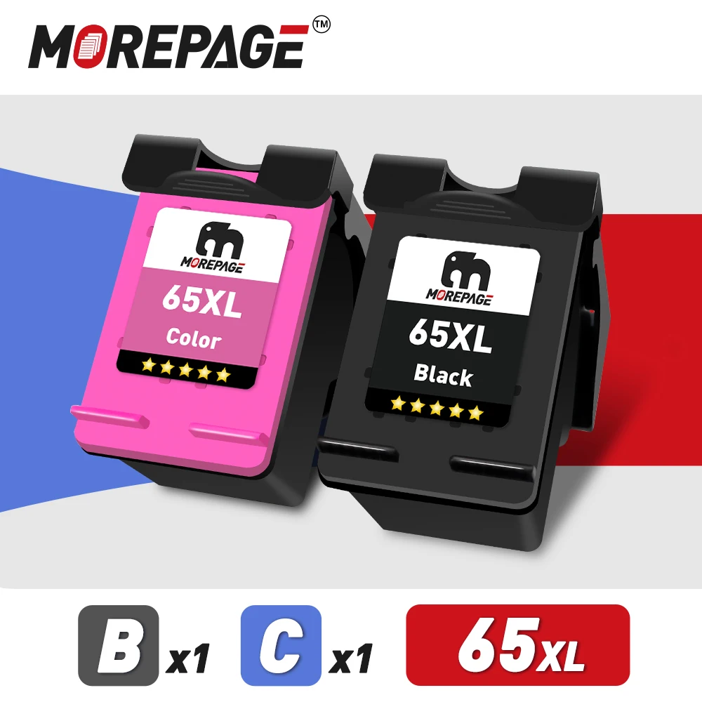 65XL Ink Cartridge Replacement Compatible For HP 3700 3752 3755 3772 ...