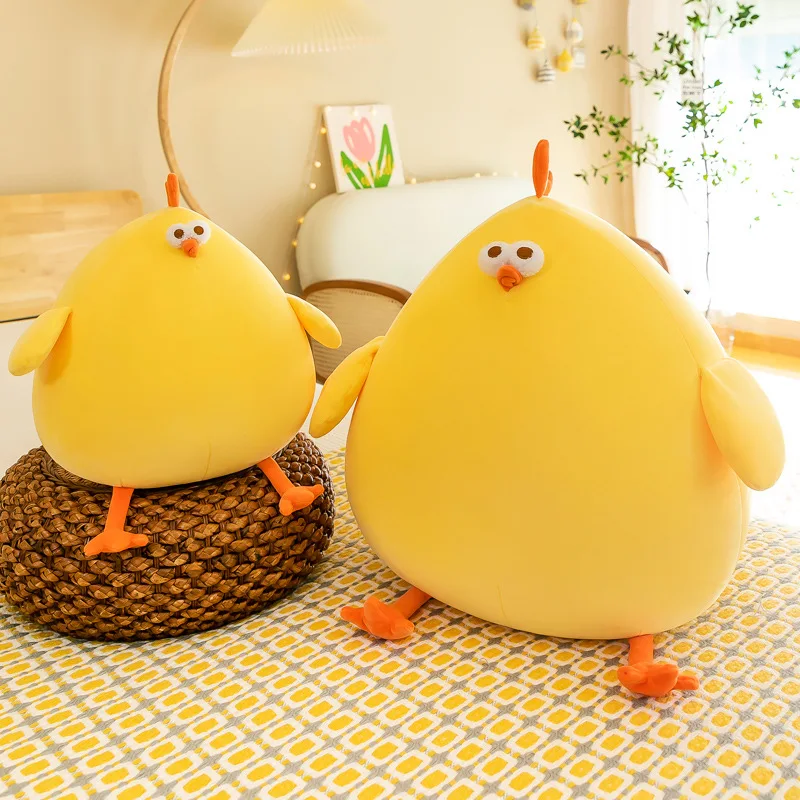 Hot Sale Kawaii Dundun Chicken Plush Toy Funny Cute Little Yellow ...