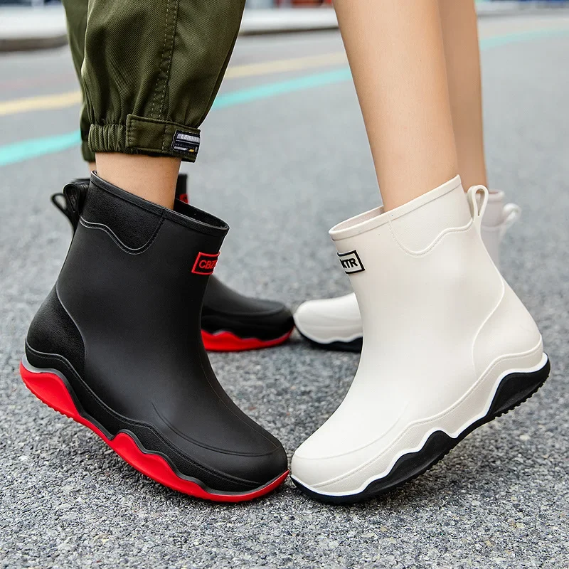 Rain-Boots-for-Men-and-Women-Fashion-Waterproof-Work-Garden-Rubber ...