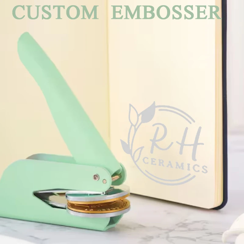 Sello en relieve para libros, libro escolar personalizado, logotipo ...