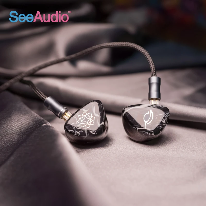 SeeAudio Bravery Black Edition HiFi Earphone 4BA Balanced Armature In ...
