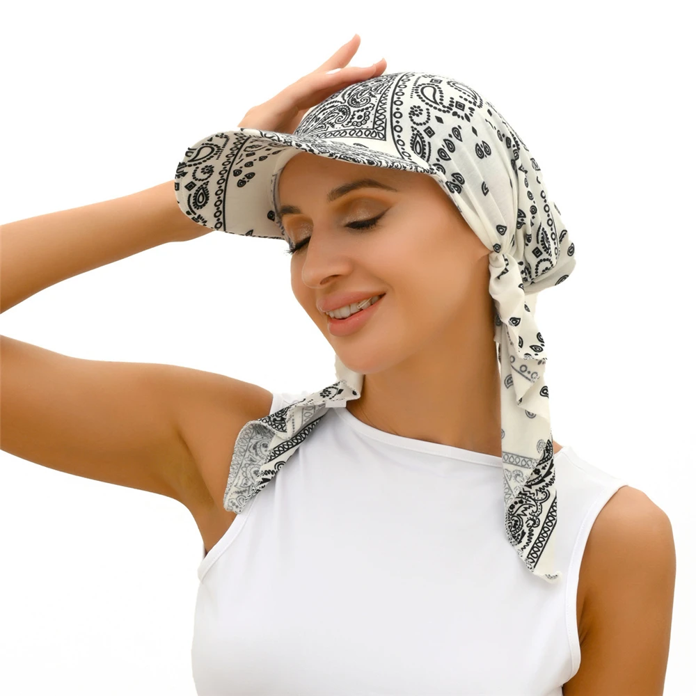 Muslim-Hijab-Turban-Hat-Women-Baseball-Cap-Sun-Visor-Hats-Headscarf ...