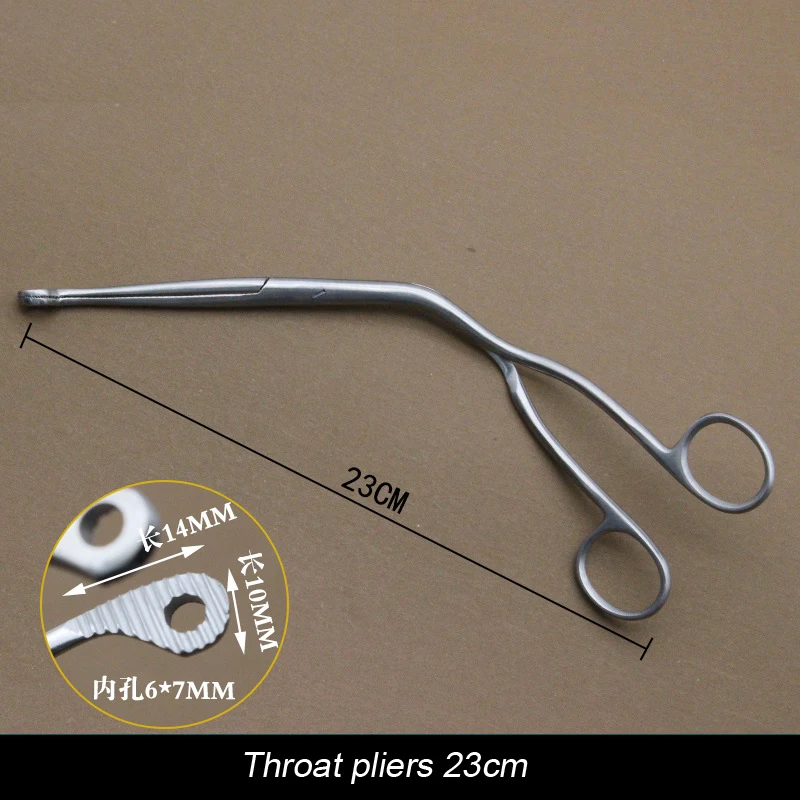 Pinzas-lar-ngeas-de-acero-inoxidable-instrumentos-quir-rgicos-de-pl ...