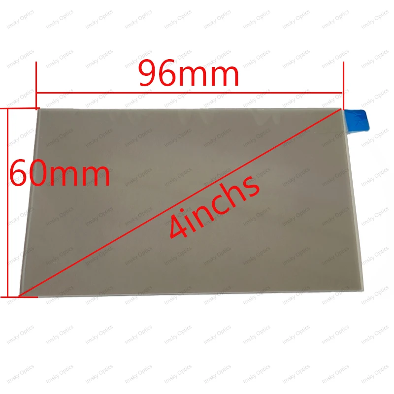 96X60X1.2mm Thermal Isolating Polarizer Glass For 4 Inch Lcd Mini Led ...