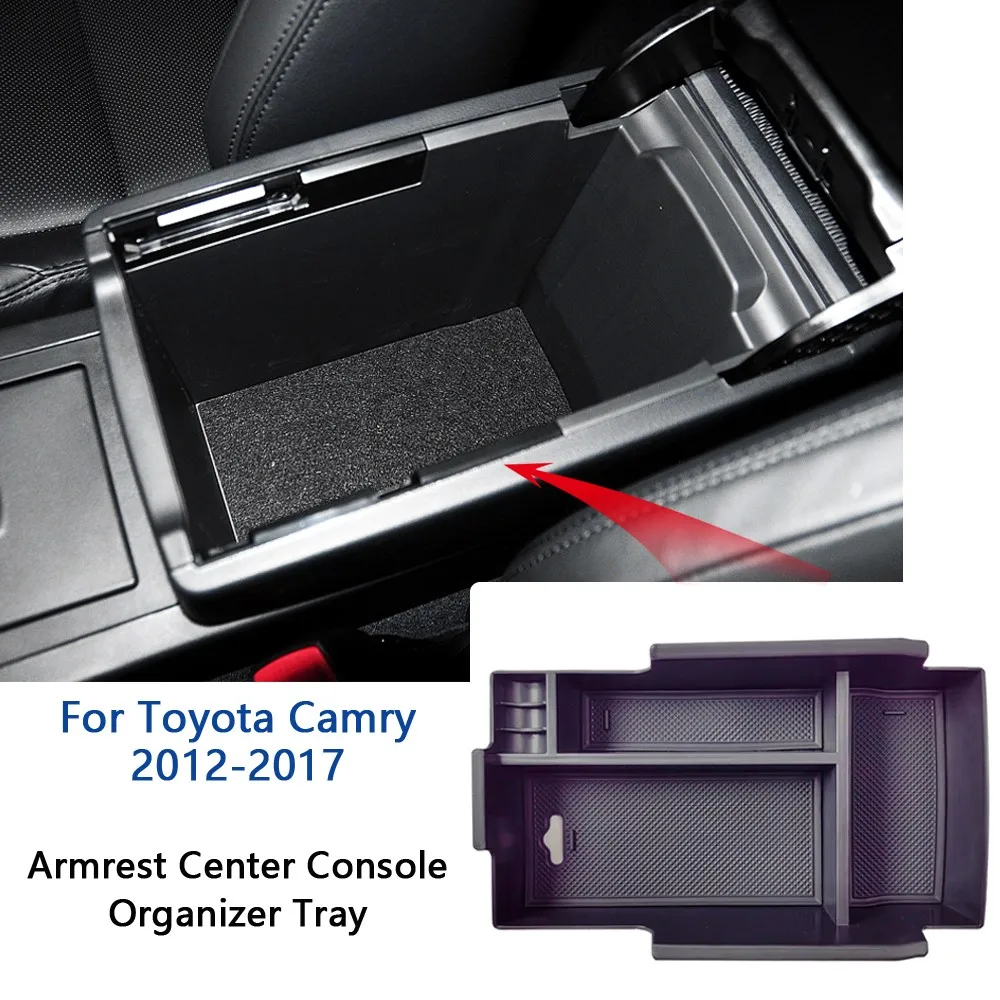 Armrest-Center-Console-Organizer-Tray-For-Toyota-Camry-XV50-2012-2013 ...