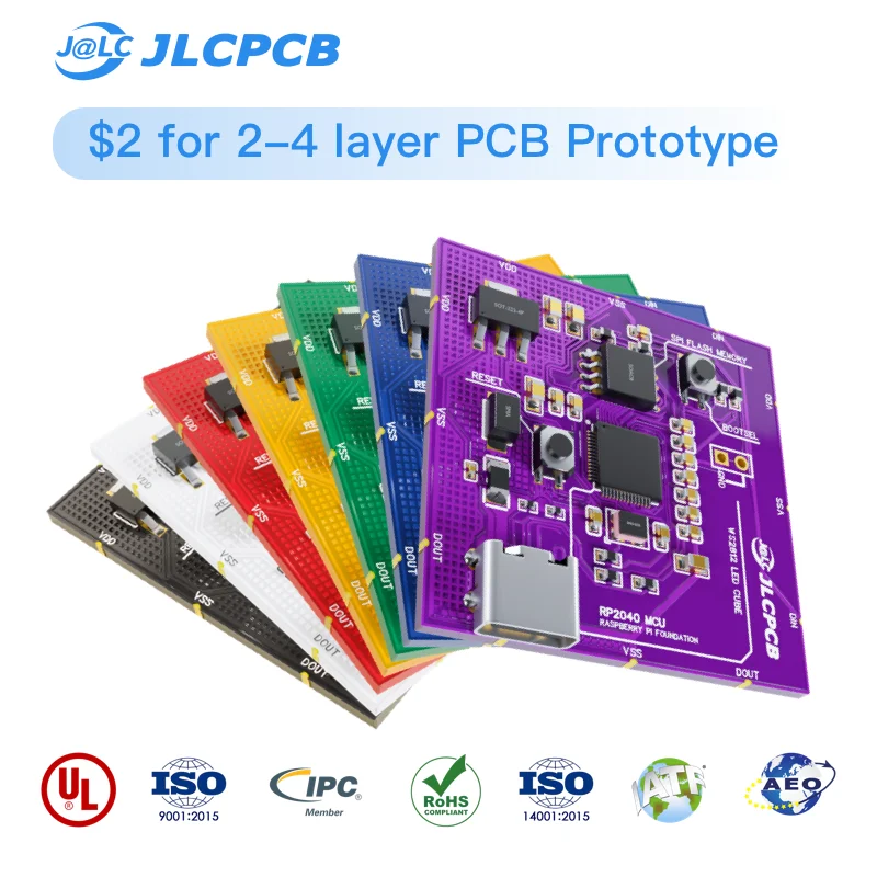 JLCPCB 전자 제조 업체 ESP Anduino 인쇄 회로 기판 부품 어셈블리에 대한 맞춤형 PCBA SMT 보드 프로토 타입 ...