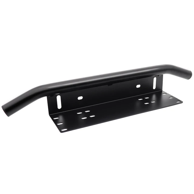 Universal Bull Bar Front Bumper License Plate Log Light Mount Bracket ...