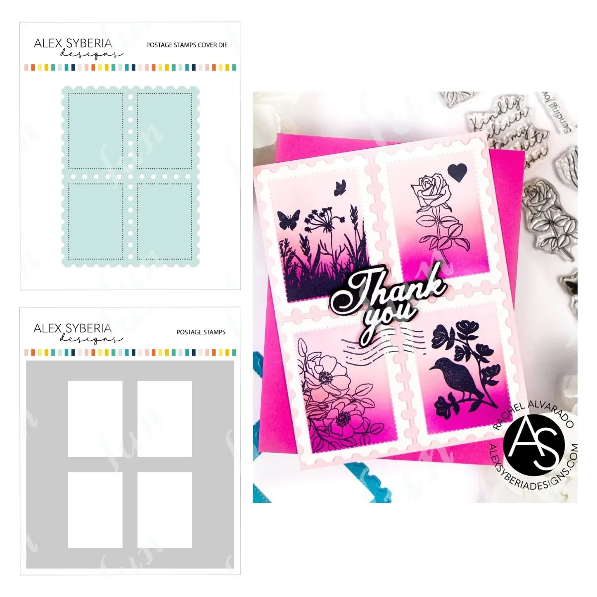 Postage Stamps Cover Die Metal Cutting Dies Scrapbooking Stencils for ...