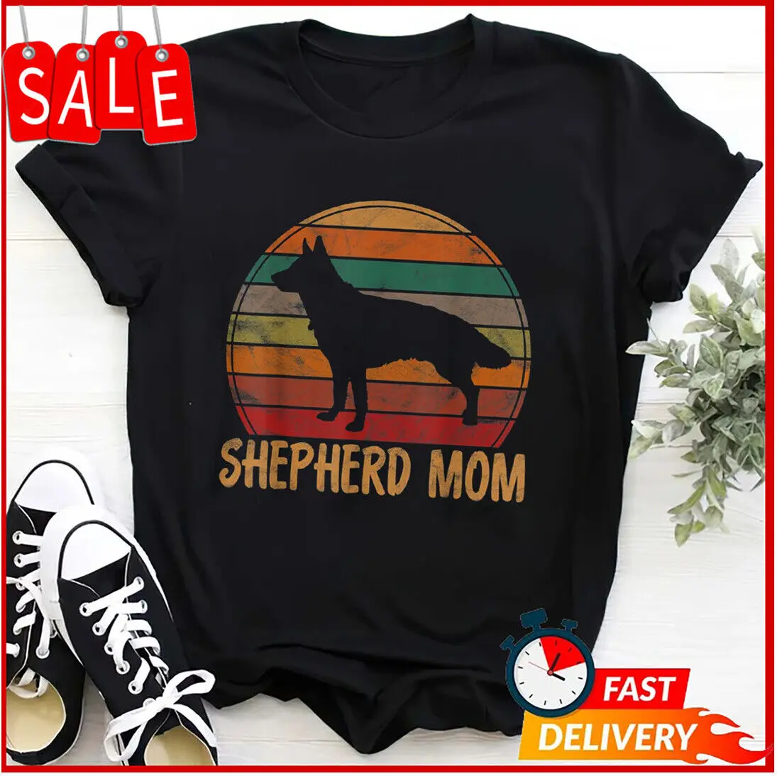 Retro-German-Shepherd-Mom-Gift-Dog-Mother-Pet-Shepard-Mama-T-Shirt-S ...