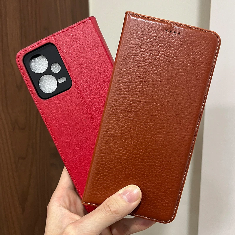 Magnet-Genuine-Leather-Skin-Flip-Wallet-Book-Phone-Case-Cover-On-For ...