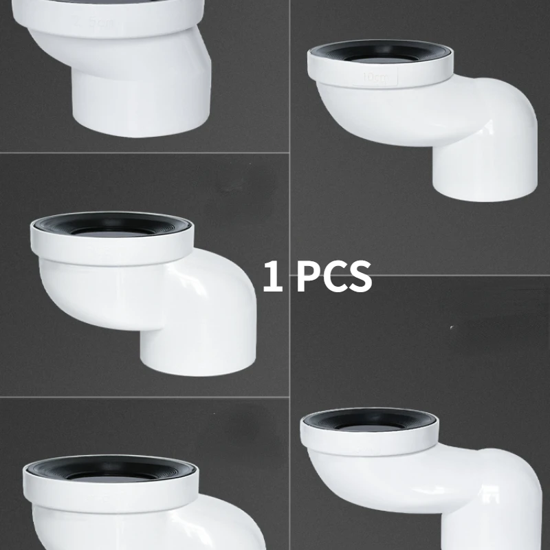 1PC-110-PVC-Rubber-Leak-Proof-Offset-Toilet-Flange-Shifter-for-Drainage ...