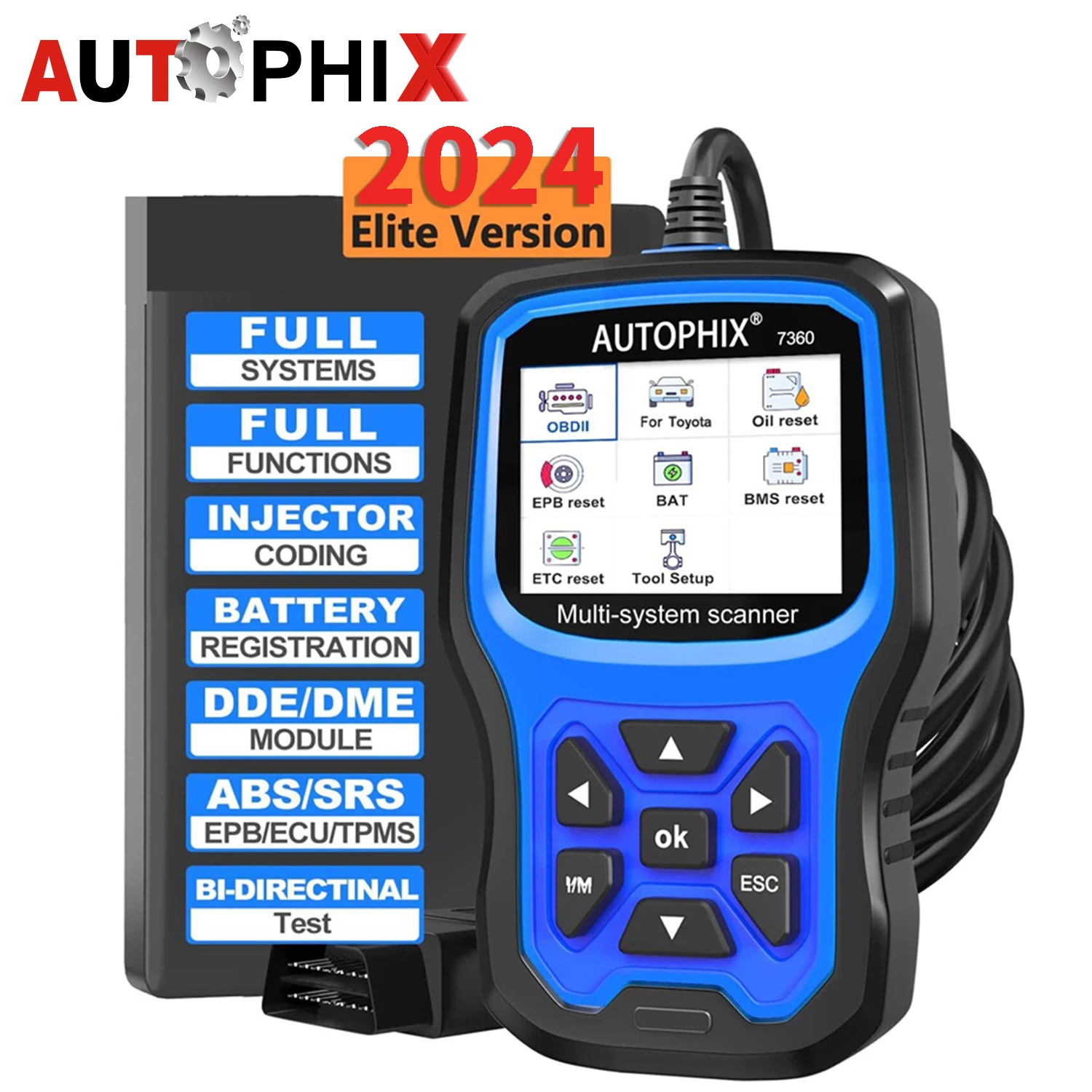AUTOPHIX-7360-OBD2-Scanner-For-Toyota-All-System-Automotive-Code-Reader ...