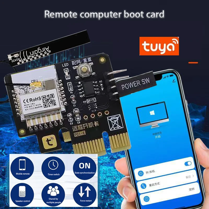 Tuya-remote-computer-power-on-card-Adapter-Computer-long-range-control ...
