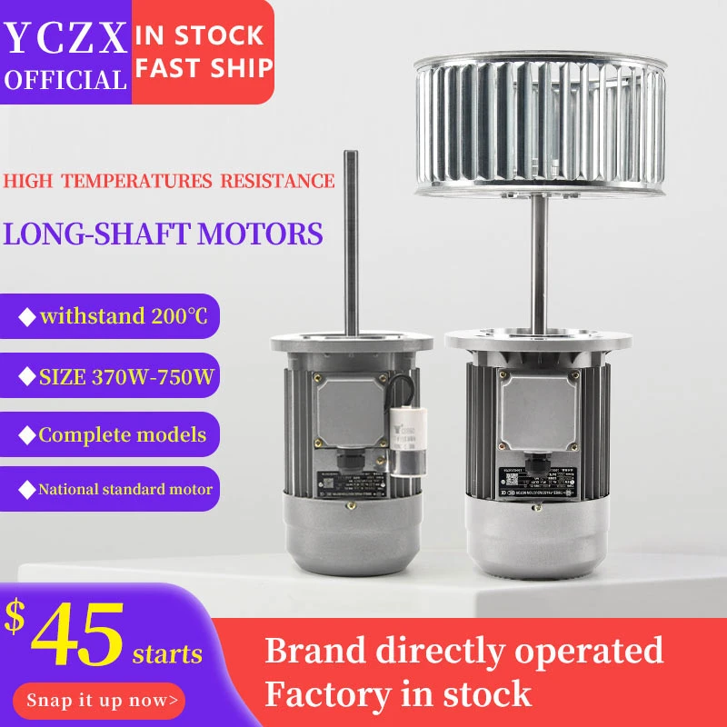 370w/750w High Temperature Resistant Long Shaft Motor Baking Oven ...