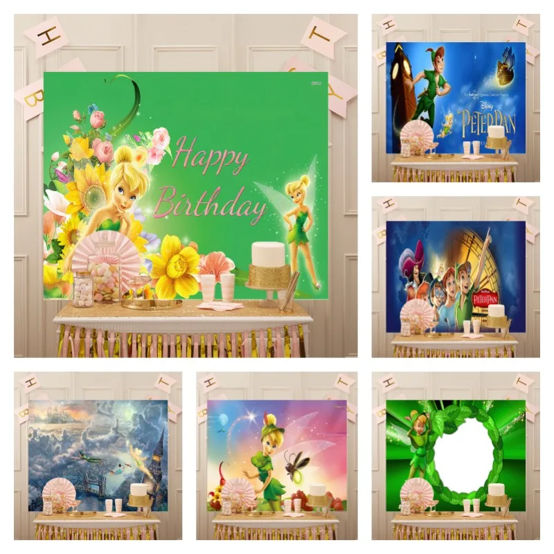 Fundo-de-Disney-princesinha-para-crian-as-Tinker-Bell-Peter-Pan ...