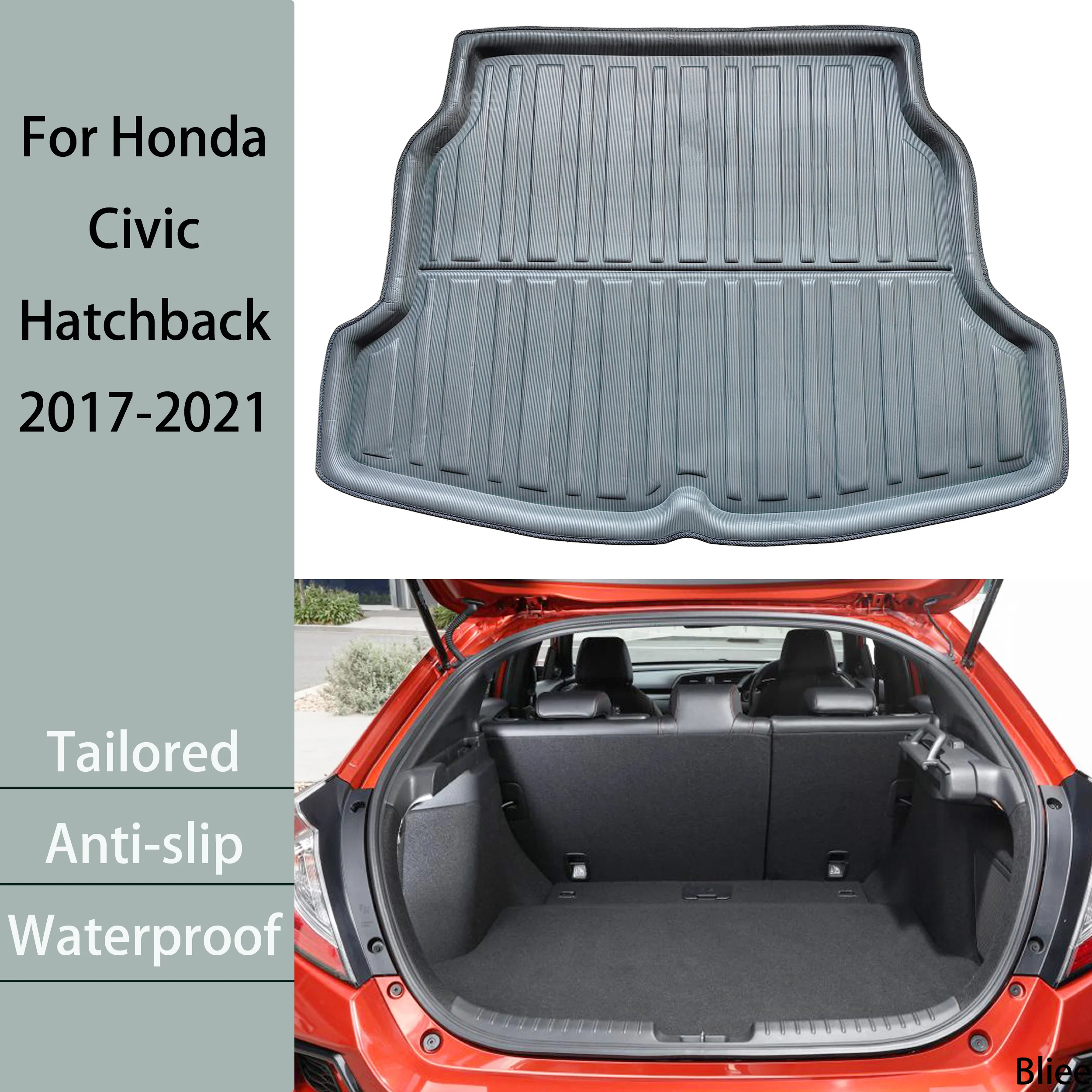 For Honda Civic 5dr Hatchback 2017 2018 2019 2020 2021 Tailored Rear ...