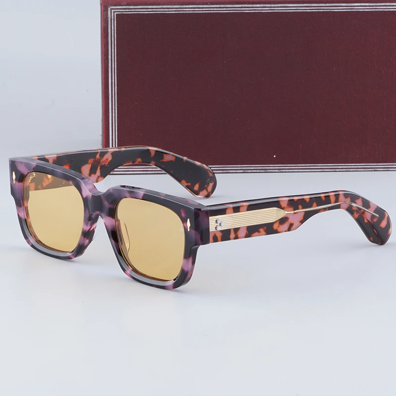 JMM-ENZO-Square-Acetate-Sunglasses-THICK-HEAVY-Steampunk-Frames ...