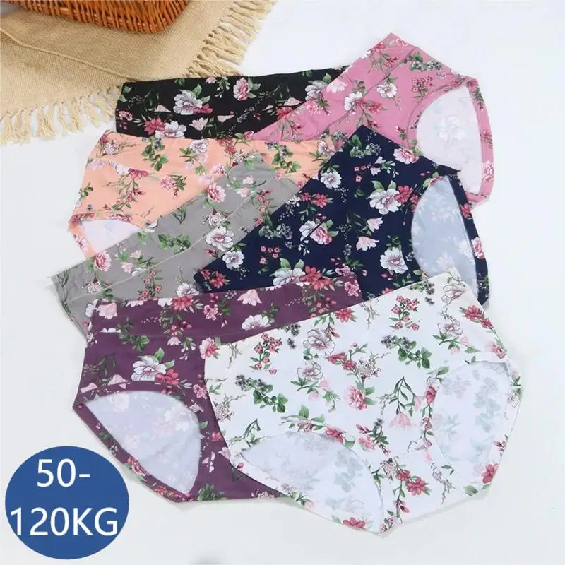 3Pcs 12XL Large Size Lingerie Women's Panties Mid Waist Underwear High ...