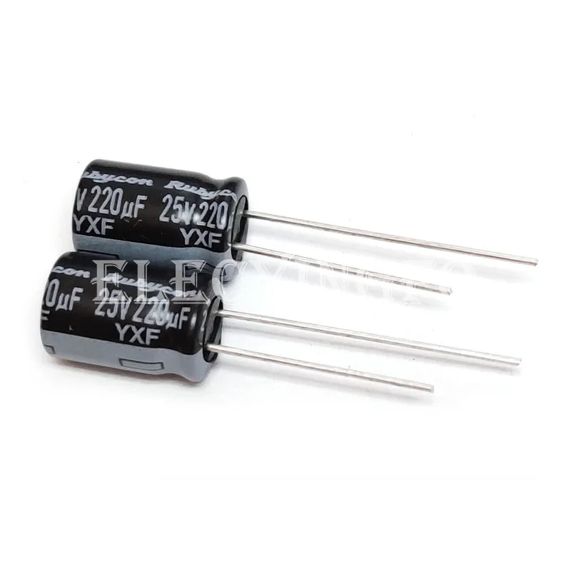 25V220UF YXF 8X11.5mm Original Rubycon 25YXF220M Aluminum Electrolytic ...
