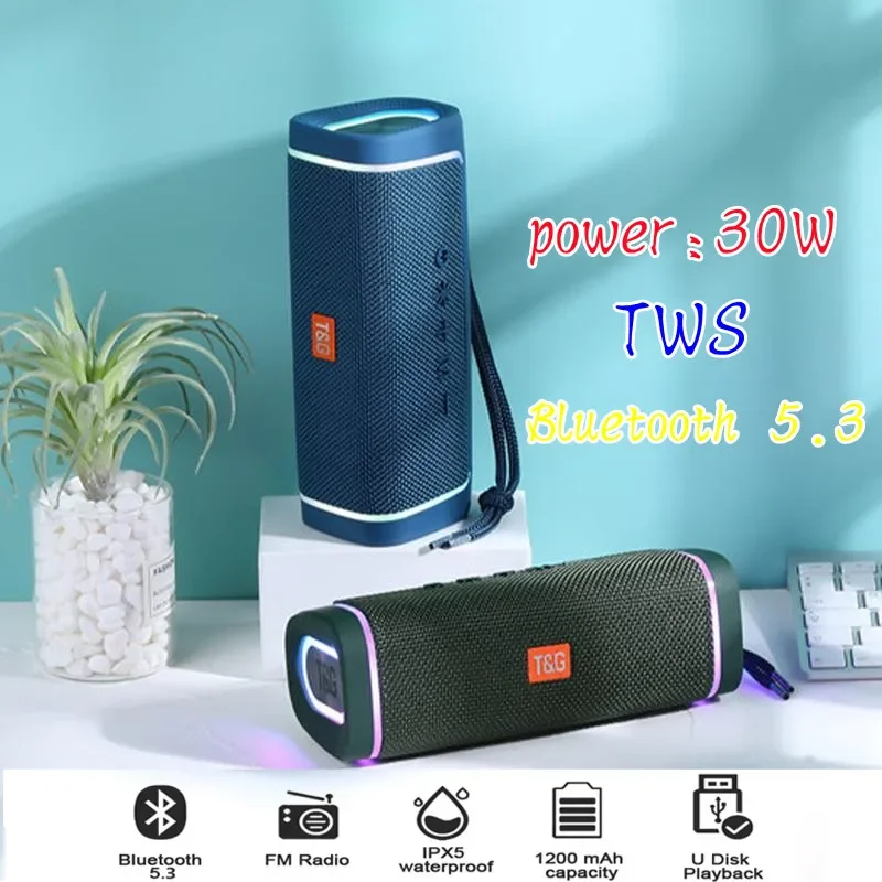 TG375-Powerful-Bluetooth-Speaker-Portable-Speaker-Outdoor-Sound-Box-TWS ...
