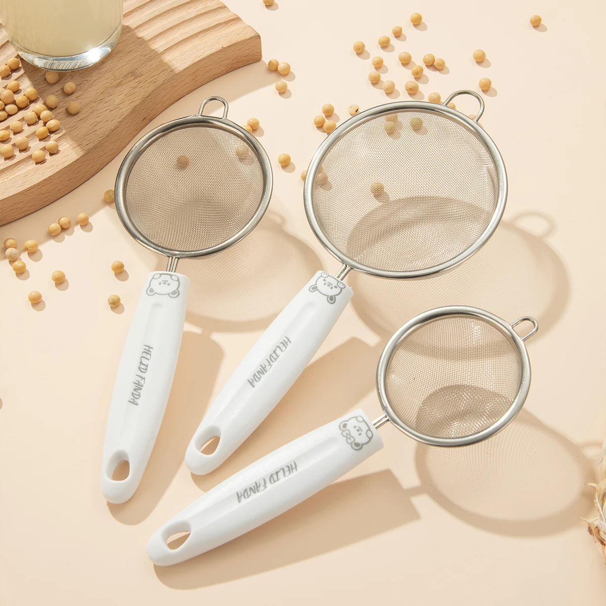 WORTHBUY-304-Stainless-Steel-Flour-Sieve-Flat-Handle-Soybean-Milk ...