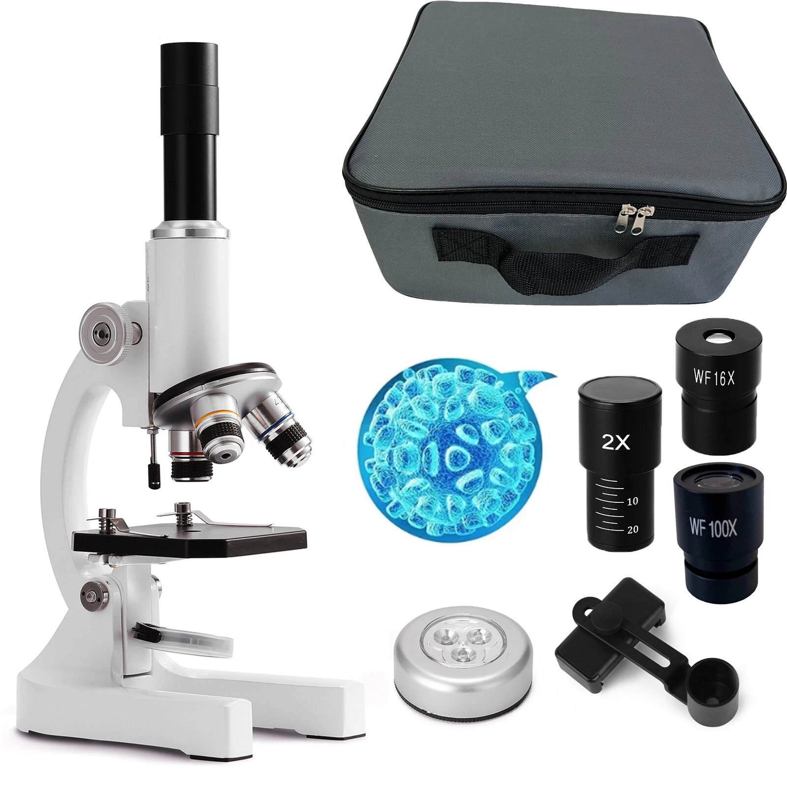 64X-2000X-Monocular-Optical-Microscope-Elementary-School-Children ...