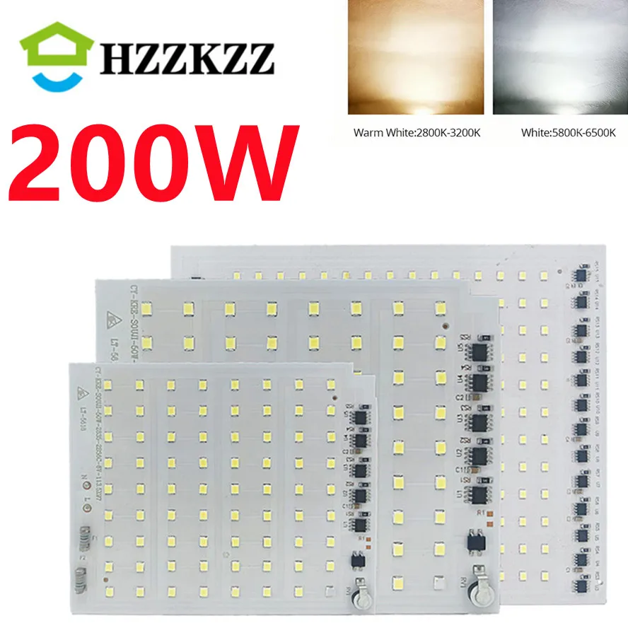 220V High Lumen 200W SMD2835 LED Chip Matrix LED COB 10W 20W 30W 50W For lighting accessories ...