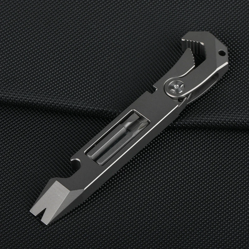 EDC Titanium alloy Crowbar tools Hand Outdoor Camping Gear EDC ...